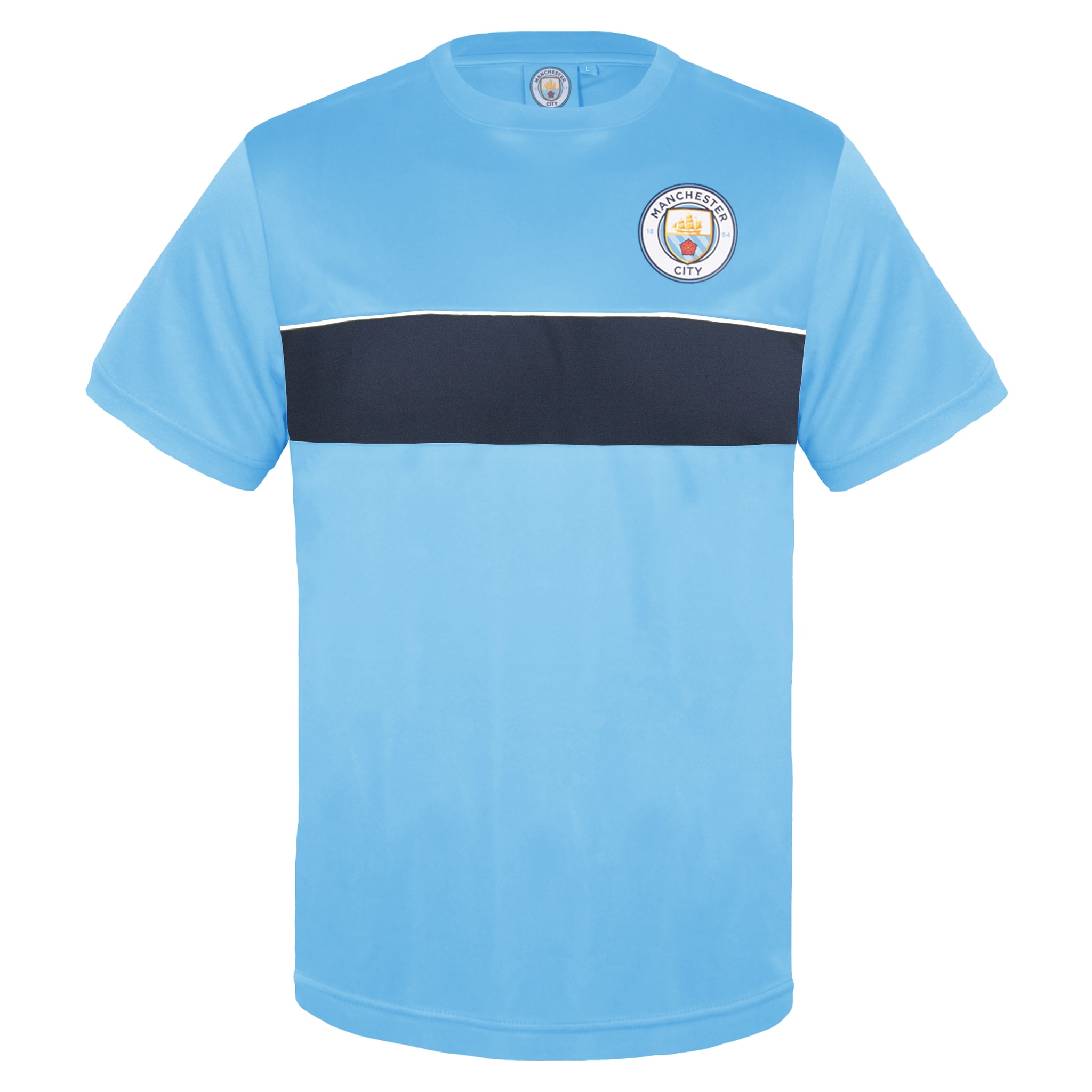 Manchester City FC Mens Poly T-Shirt