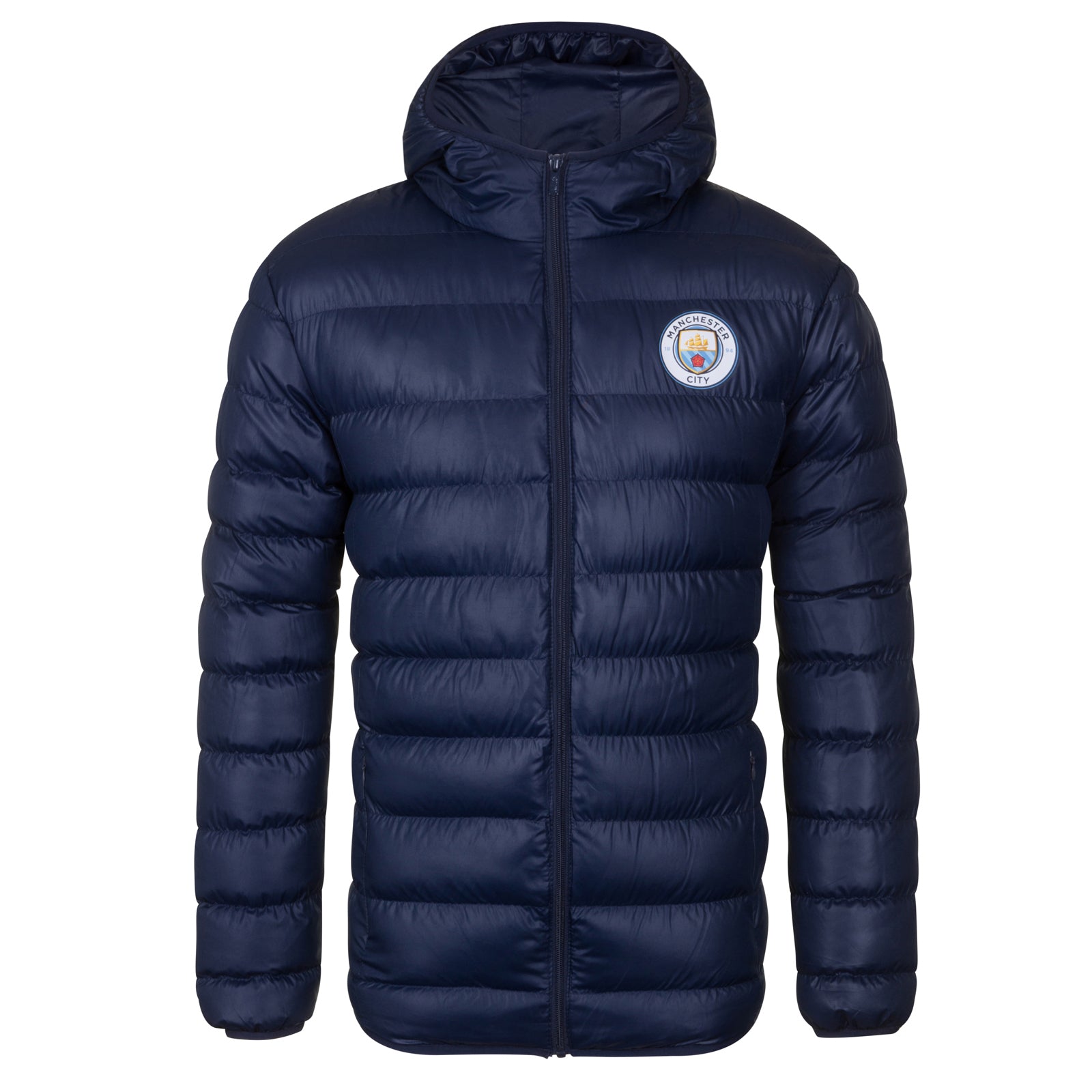 Manchester City FC Mens Quilted Jacket